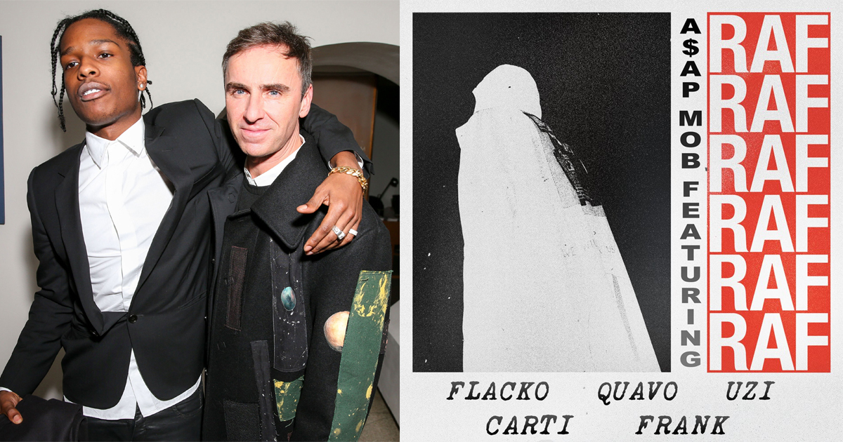 A$AP ROCKY 跟 Raf Simons 究竟有多麻吉？！ | OVERDOPE 華人首席線上時尚潮流雜誌